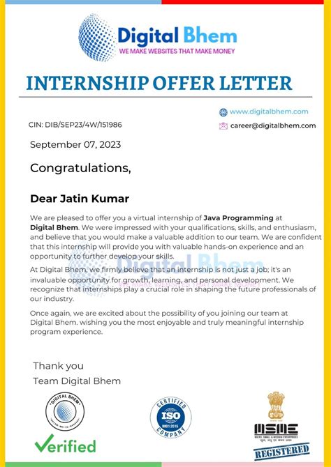 Jatin Kumar on LinkedIn: #intern #digitalbhem #javaprogramming #java