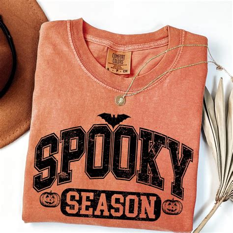 Comfort Colors® Spooky Season Shirt Spooky Halloween Shirt Womens
