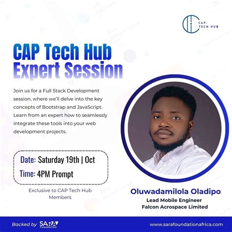 Sara Foundation Africa On Linkedin Techhub Fullstackdevelopment