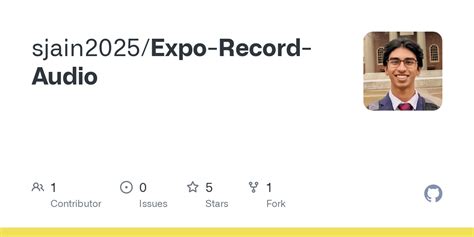 GitHub Sjain2025 Expo Record Audio
