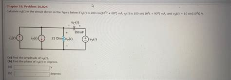 Solved Chapter Problem Calculate Volt In The Chegg Com