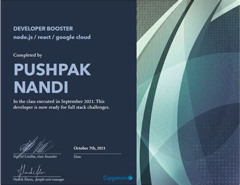 Pushpak Nandi On Linkedin Nodejs Reactjs Gcp Capgemini
