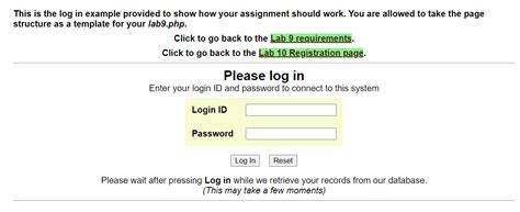 solved for this lab you are to create a new lab9 php