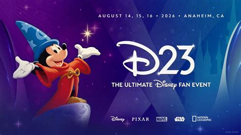 Dates Announced For 2026 D23 The Ultimate Disney Fan Event