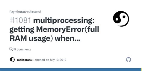 multiprocessing getting memoryerror full ram usage when workers 1