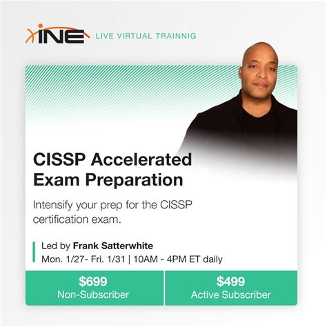 Infosec Livevirtualtraining Cissp Cybersecurity Pentester Academy