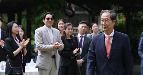 동포사회 젊은 리더들 만난 한덕수 총리