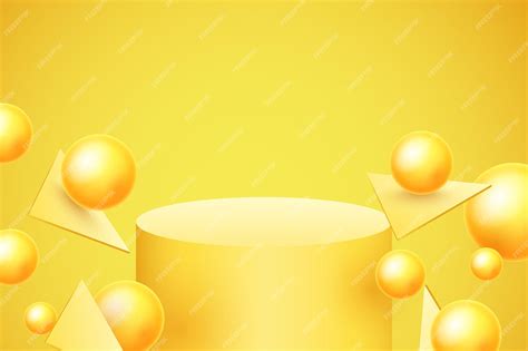 premium vector abstract background with dynamic 3d spheres