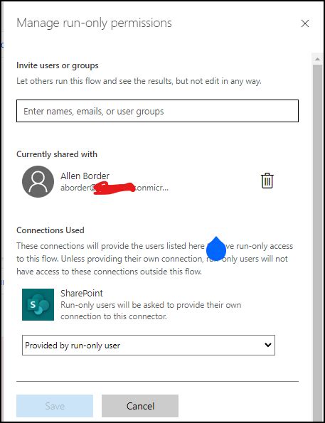 Sharepoint Online Allow A User To Run An Instant Flow Without The