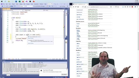 C STL Linked List Class Std List YouTube