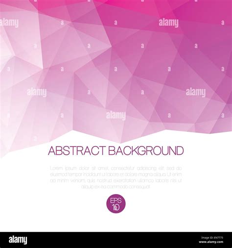 Abstract Vector Low Poly Background Template Brochure Design Stock Vector Image And Art Alamy