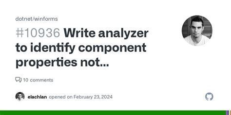 Write Analyzer To Identify Component Properties Not Annotated With