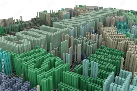 Abstract Shape Composition Geometric Structure Block Wallpaper For Graphic Design Colorful 3d