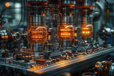 Premium Photo Hardware Chip Isolated On Black Background Electrical Circuit Board Rendering