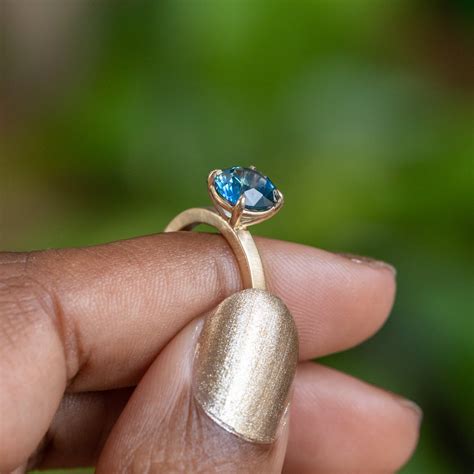 Flat 4 Prong Solitaire Stackable Setting Anueva Jewelry