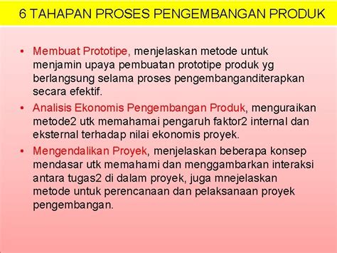 Karakteristik Tantangan Pengembangan Produk Perancangan Dan Pengembangan Produk