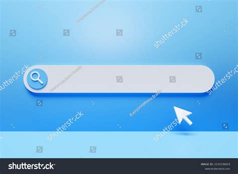 D Illustration Search Bar Ui Layout Stock Illustration Shutterstock