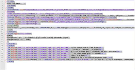 Cara Encoding Script Deface Tempat Belajar Deface