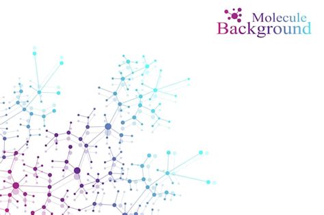 Premium Vector Structure Molecule Atom Dna And Communication Background Concept Of Neurons