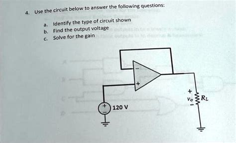 Solved Aidentify The Type Of Circuit Shown Bfind The Output Voltage