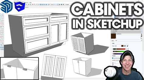The Ultimate Guide To Modeling Cabinets In Sketchup Youtube