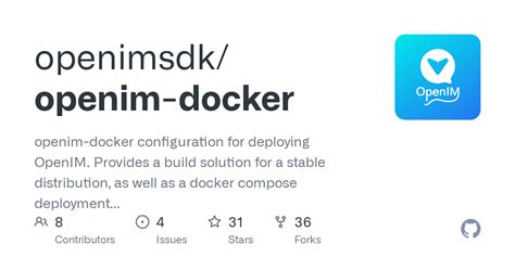 GitHub Openimsdk Openim Docker Openim Docker Configuration For Deploying OpenIM Provides A