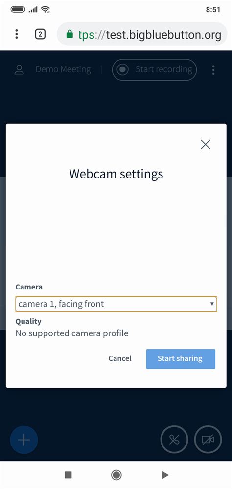 Issue Mobile Video Not Working · Issue 7566 · Bigbluebutton