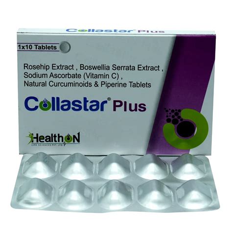 Collastar Plus Strip Of 10 Tablets Health And Personal Care