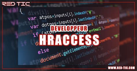 DÉveloppeur Hraccess Red Tic