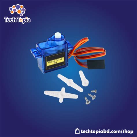 sg90 servo motor tech topia