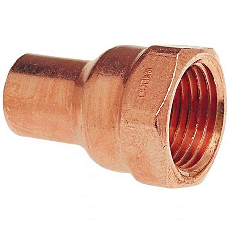 Nibco Adapter Wrot Copper Tube FTGxFNPT Walmart Com