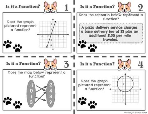 Is It A Function Task Cards Activity By Varsity Mathletes Tpt