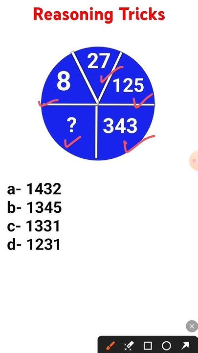 Reasoning Tricksmissing Number Short Tricksshort Shortsfeed Sscgd