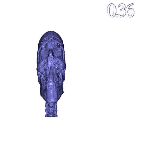 isosurface extraction from the visible male model fig 9c