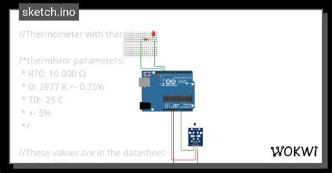 NTC Temp Sensor Copy Wokwi ESP32 STM32 Arduino Simulator