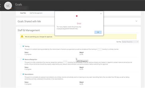 Too Many Objects Match The Primary Key Draft Transaction Has Wrong