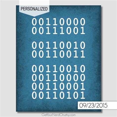 Binary Code Etsy