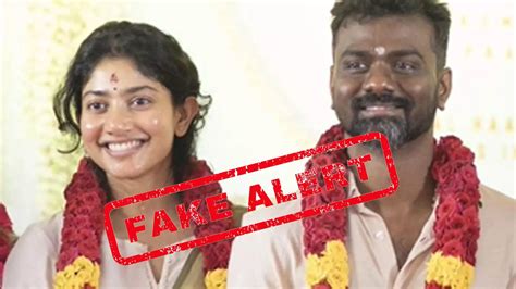 Sai Pallavi Lashes Out At Those Spreading Her Fake Wedding Picture Says To Cause Discomfort