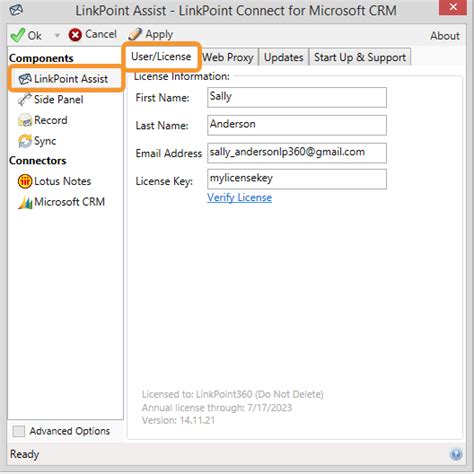 Configuring LinkPoint Assist IBM Notes MS Dynamics CRM Knowledge Base LinkPoint