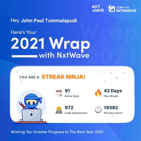 𝕵𝖔𝖍𝖓 𝖕𝖆𝖚𝖑 𝐓𝖚𝖒𝖒𝖆𝖑𝖆𝖕𝖚𝖉𝖎 on linkedin nxtwavewrap nxtwave 2021year