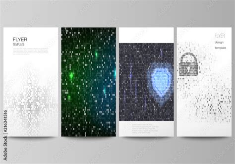 The Minimalistic Vector Illustration Of The Editable Layout Of Flyer