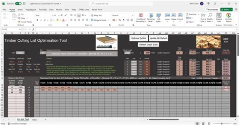 Microsoft Excel Cut List Optimiser Tool V A For Woodworkers Excel Download Metric And Imperial
