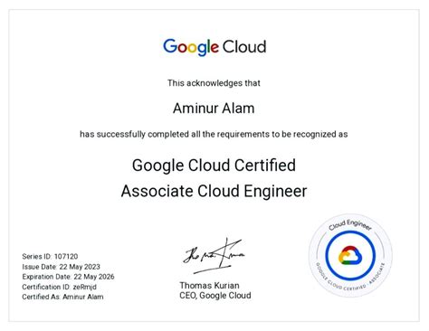Aminur Alam On Linkedin Associatecloudengineer Gcp Cloudengineer Infosys