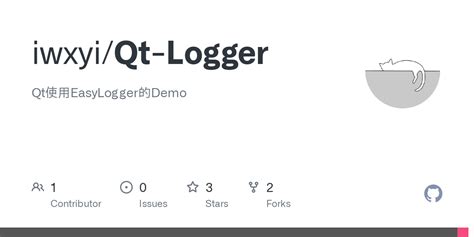 Github Iwxyiqt Logger Qt使用easylogger的demo