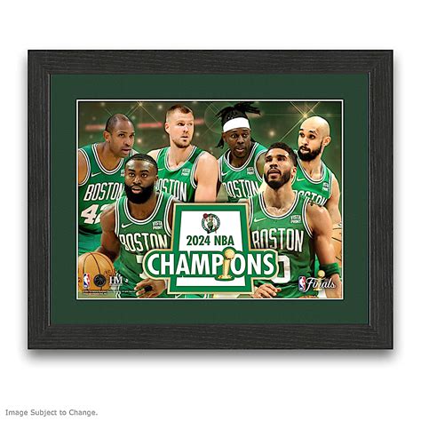 Boston Celtics 2024 Nba Finals Champions Framed Wall Decor Collection