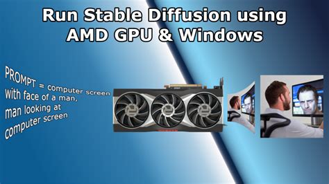 Running Stable Diffusion Image Generation On AMD GPU Windows Look