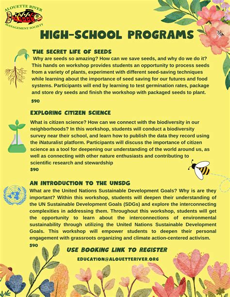 High School Programs Alouette River Management Society