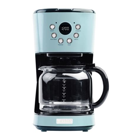 Haden Heritage 12 Cup Programmable Coffee Maker Turquoise Hsn