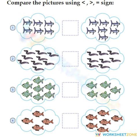 Comparing Numbers Worksheet