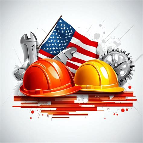 Gearing Up For Labor Day A Tribute To American Workers With Helmets And